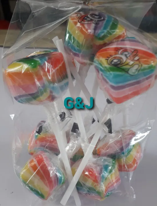 Rainbow Cube Lolipop (10pcs/pack) | Lazada PH