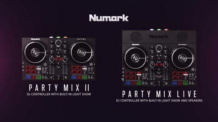 Numark PARTY MIX MKll อุปกรณ์สำหรับดีเจ เครื่องเล่นดีเจคอนโทรลเลอร์ DJ Controller (ProPlugin ...
