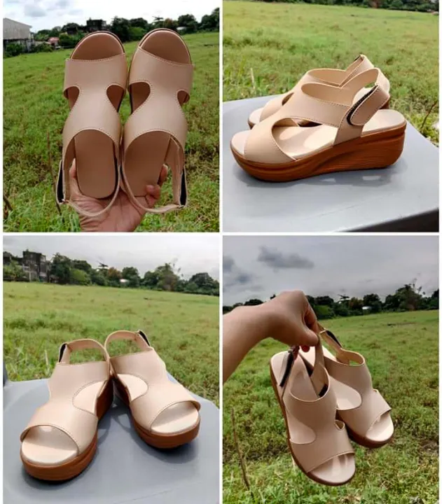 H Strap 7 inches platform Wedge Sandals - Marikina Made | Lazada PH