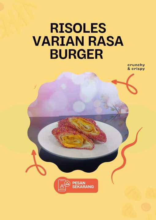 Risoles dengan varian rasa burger isi 6 pcs | Lazada Indonesia