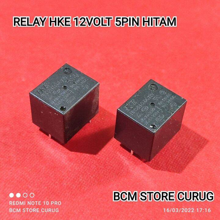 RELAY HKE 12V 12VOLT 5PIN HITAM | Lazada Indonesia