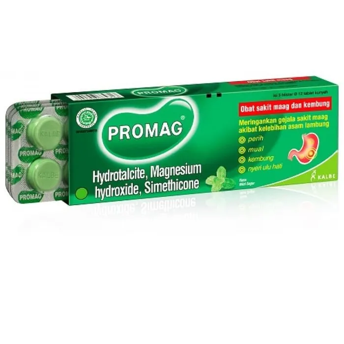 PROMAG TABLET ( 3 blister X 12 chewable tablets ) | Lazada