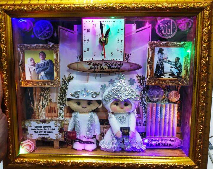 Mahar Pernikahan Bingkai Uang Frame Pengantin Sunda Jawa Batak Padang ...