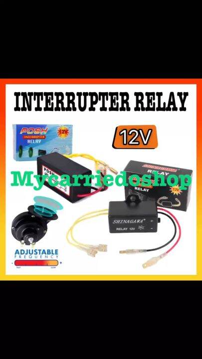 POSH Horn Relay Interrupter 12V Universal for All Motorcycles (HORN ...