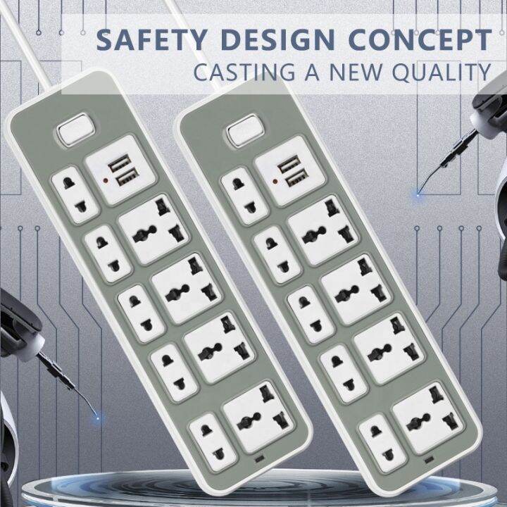 Original MultiFunction Socket High-power Multi-switch Socket 9 Outlet ...