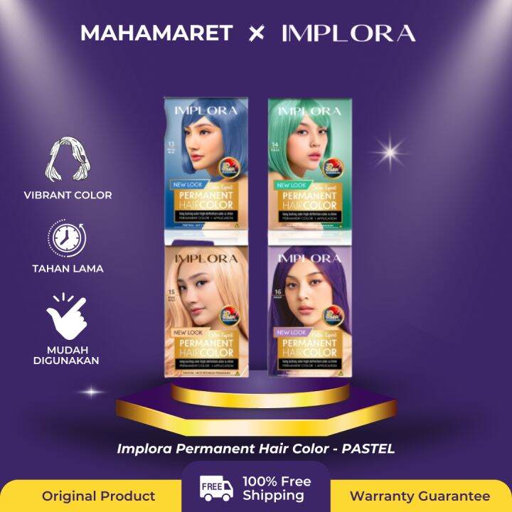 Implora Permanent Hair Color - Pastel Edition | Lazada Indonesia