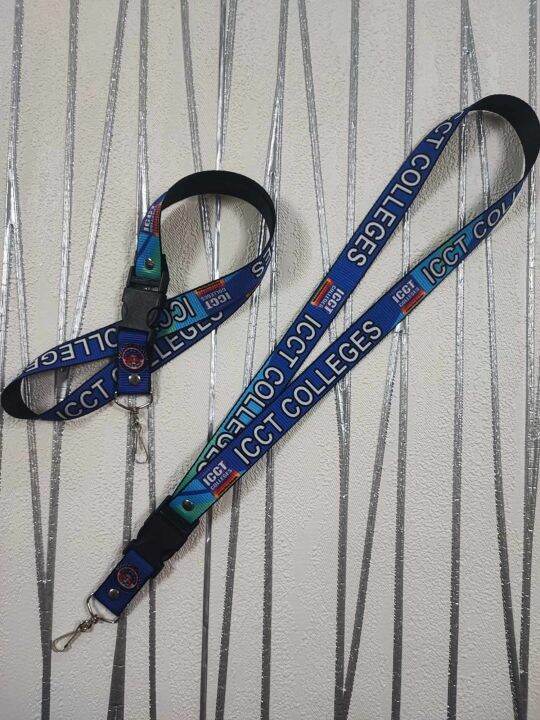 ICCT COLLEGES id lace lanyard id sling lanyards onhand cod | Lazada PH