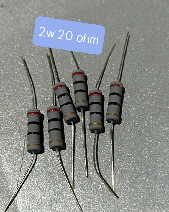 10BUAH RESISTOR 2WATT 20 OHM 2W 20 OHM 2 WATT 20 OHM | Lazada Indonesia