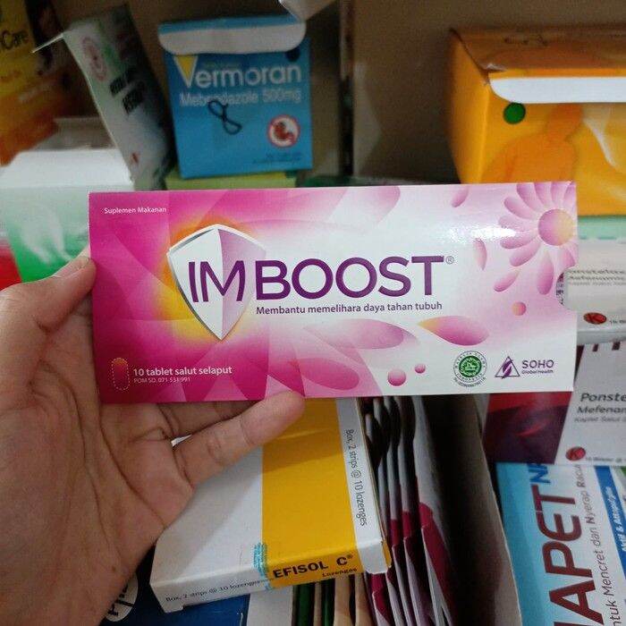 imboost multivitamin dewasa isi 10 tablet imboost tablet daya tahan tubuh 1 strip isi 10 tablet ...