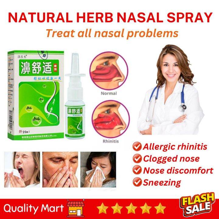 👍FLASH SALE! ORIGINAL Nasal Comfort Nasal Spray Sinusitis Spray Chronic ...