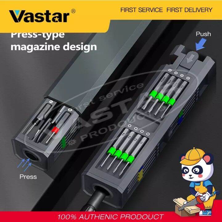 Vastar 44/30 In 1 Screwdriver Set Magnetic Screwdriver Bits Repair ...