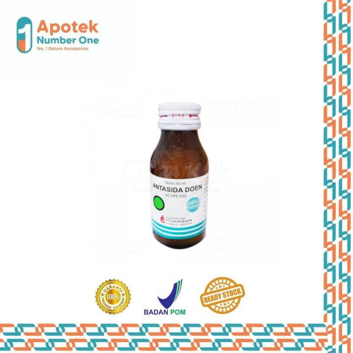 ANTASIDA DOEN CAIR 60 ml obat gastritis/ tukak lambung/ asam lambung ...