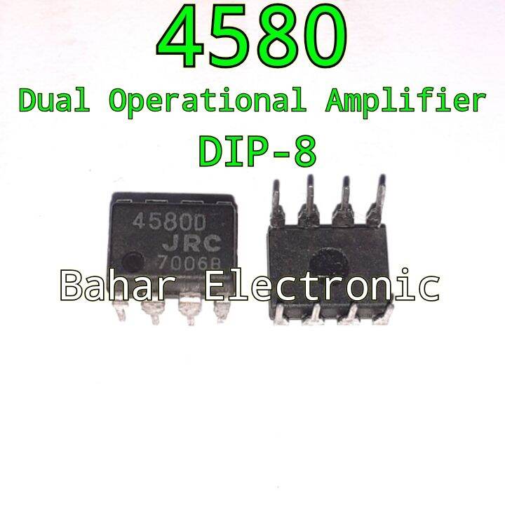 IC 4580 NJM4580D DIP-8 Original JRC | Lazada Indonesia