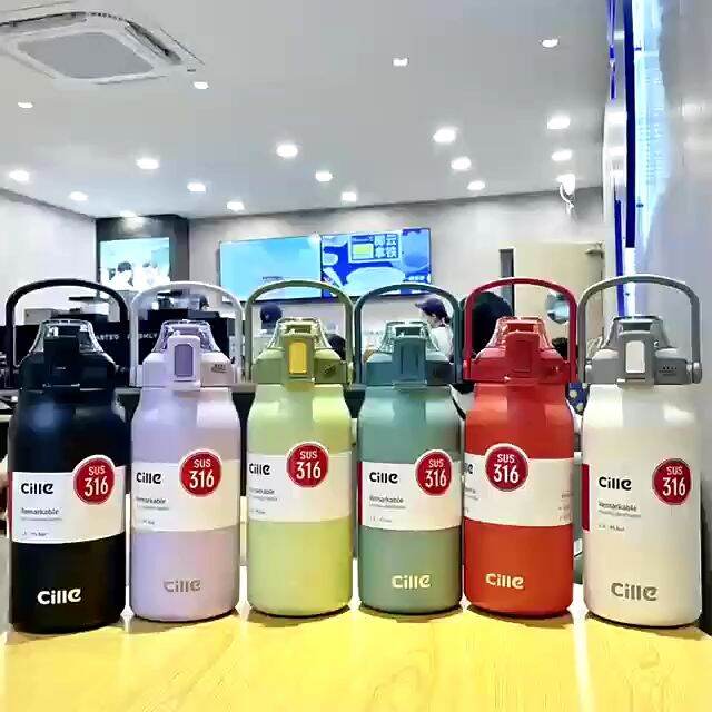 กระบอกน้ําสแตนเลส ขวดน้ําสแตนเลส กระติกน้ําสแตนเลส ขวดน้ํา กระติกน้ํา กระบอกน้ําเก็บอุณหภูมิ 1 ...