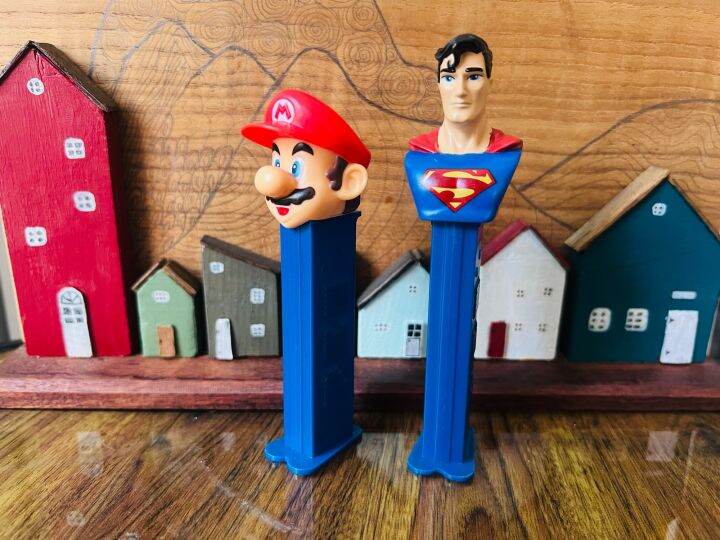 ที่ใส่ลูกอม ขายคู่ค่ะ Superman and Super mario สภาพดีมาก | Lazada.co.th