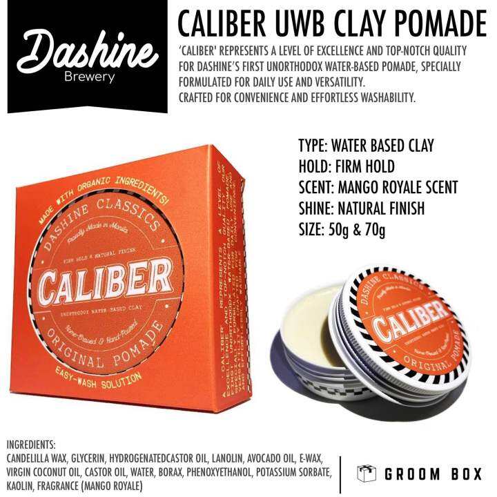Dashine Caliber Water Based Clay Pomade | Lazada PH
