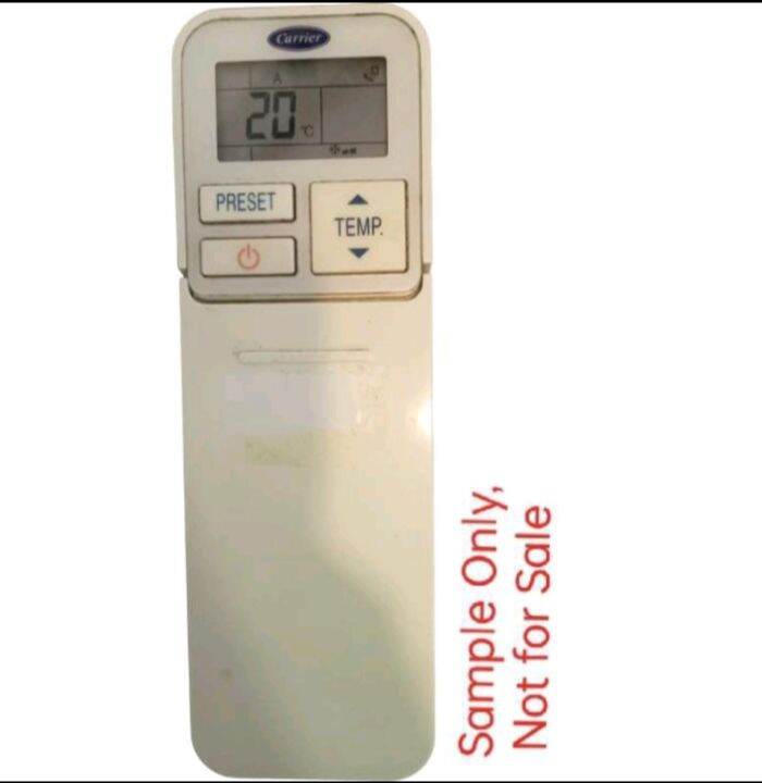 Carrier Remote, Replacement Remote for Carrier AC | Lazada PH