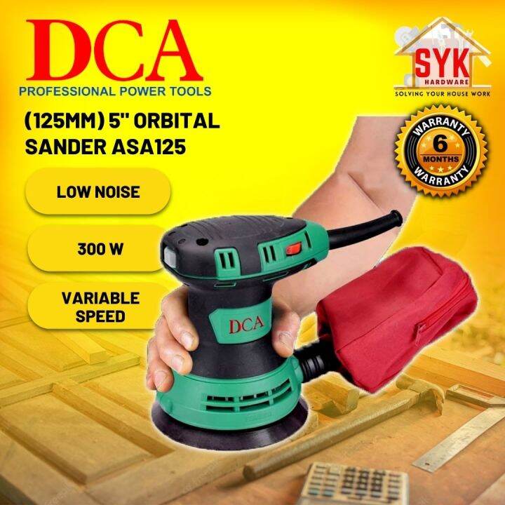 SYK DCA Orbital Sander ASA125 Electric Sander Machine Orbital Polisher ...