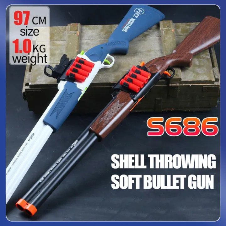 ปืนของเล่น ปืนอัดลม ปืนเนิร์ฟ ปืนลูกซอง ปืนของเล่นเด็ก ปืนเด็กเล่น S686/XM1014/Winchester ...