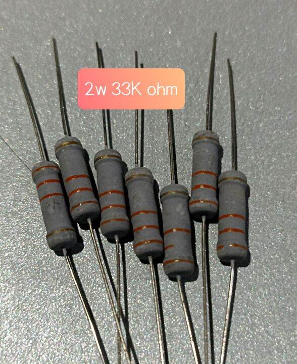 10BUAH RESISTOR 2WATT 33K OHM 2W 33KOHM 2 WATT 33 K OHM | Lazada Indonesia