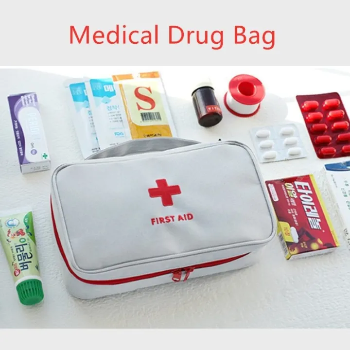 First Aid Empty Bag Kit Pouch Home Office Medical Emergency Travel ...