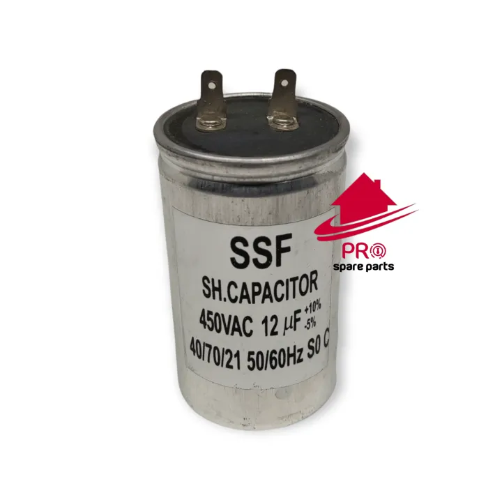 Kapasitor POMPA AIR 12 uf 2 Socket Body Alumunium/Capacitor 12 Micro ...