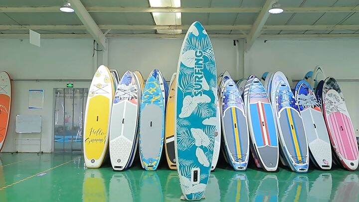 Surfboard กระดานโต้คลื่น เซิร์ฟบอร์ด ขนาด 320 ซม. Sup Board พร้อมไม้พาย ...