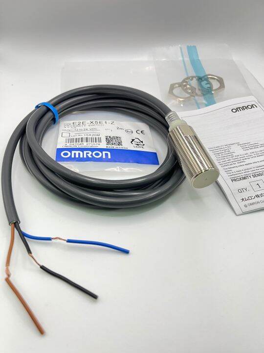 E2E-X5E1-Z sensor เซ็นเซอร์ 18มิล NPN-NO (ชนิดจับโลหะ) ระยะการจับ5mm ไฟเลี้ยง12-24VDC ยี่ห้อ ...