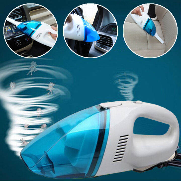 Original Portable Blue Mini Car Vacuum Cleaner 12V Multi-Purpose ...