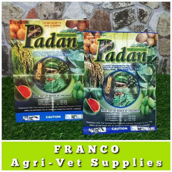 Padan 50 SP Insecticide ( 1Box 5×100 grams / 100 grams ) | Lazada PH
