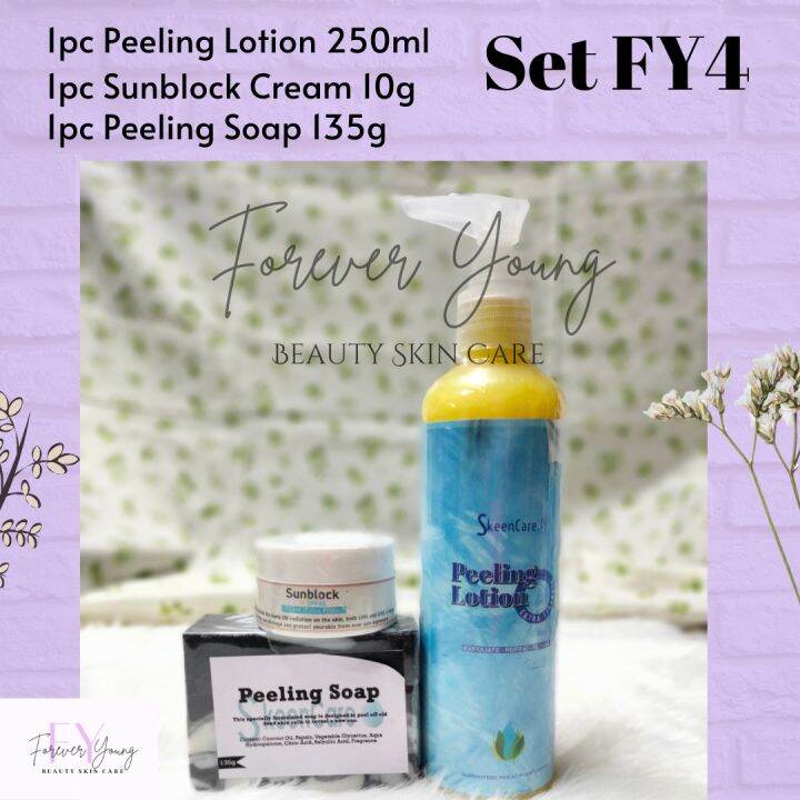 Original PeeLing Lotion Set FY4 | Lazada PH