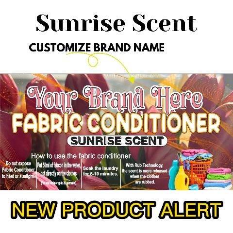 Fabric Conditioner Sticker (PREMIUM QUALITY) - FREE CUSTOMIZE | Lazada PH