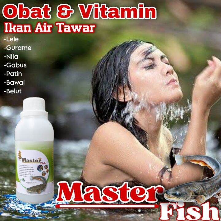 LA03 PROBIOTIK IKAN AIR TAWAR MASTER FISH VITAMIN & SUPLEMEN IKAN LELE NILA GURAME GABUS ...