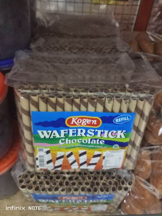 cemilan WAFERSTIK dengan krim chocolate enak berat 600 gram | Lazada ...