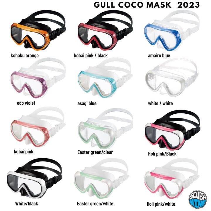 [ผ่อน 0%]GULL COCO Mask หน้ากากดำน้ำยี่ห้อ gull รุ่น coco แบรนด์ญี่ปุ่น ...