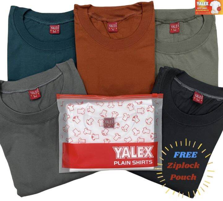 [LOWEST PRICE] YALEX RED LABEL UNISEX ROUND NECK PLAIN SHIRTS SPECIAL ...