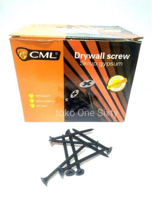 Skrup gypsum 5cm 1 kotak 1kg / skrup 6x2 / sekrup 5 cm / baut 6 x 2 ...
