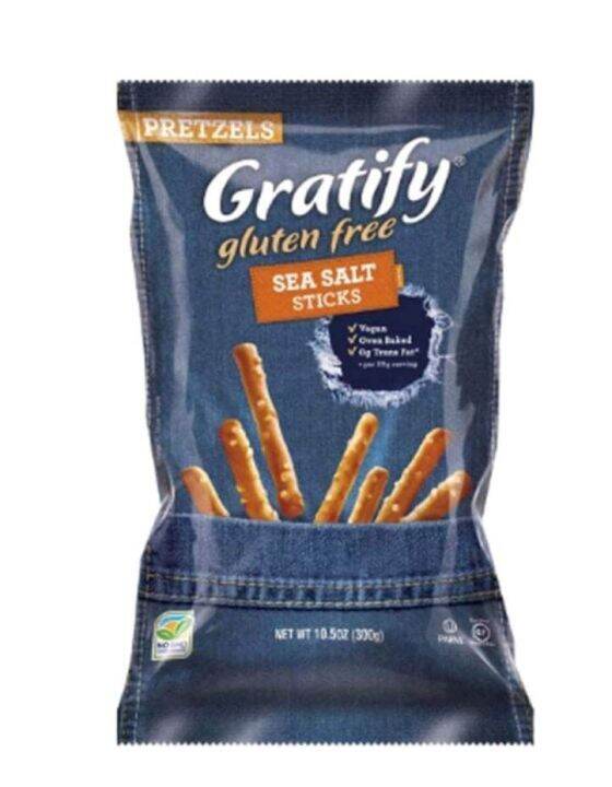 Gratify Gluten Free Sea Salt Stick Pretzels (300g) | Lazada PH