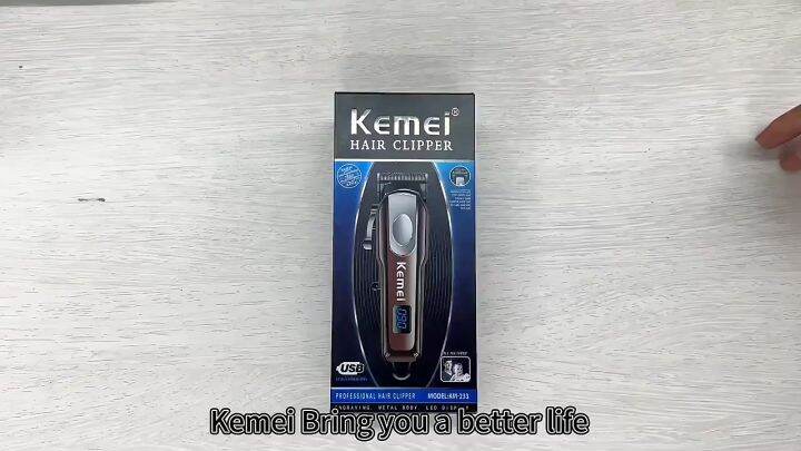Kemei New KM-233 Cordless Hair Cutting Machine For Men Professional ...