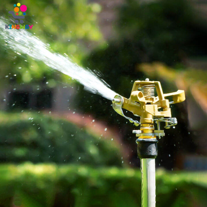 Alloy sprinkler irrigation nozzle lawn rocker nozzle garden 360-degree automatic rotating nozzle ...