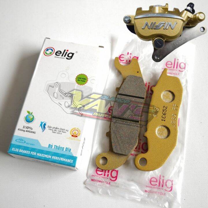 Kampas Rem Elig NISSIN SAMURAI 2 PISTON Untuk Kaliper KANAN | Lazada Indonesia