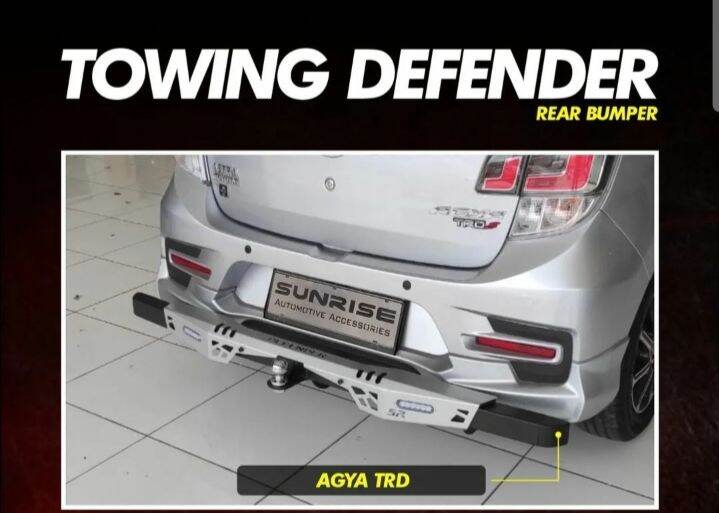 TOWING DEFENDER AGYA AYLA TOWING BAR AGYA AYLA REAR BUMPER AGYA AYLA ...