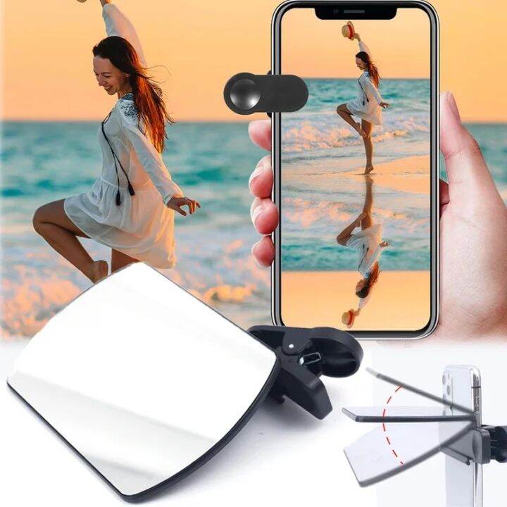 Universal Smartphone Camera Mirror Reflection Clip Kit with Selfie ...
