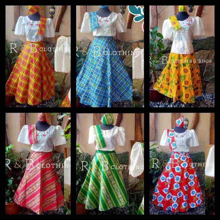 Baro T Saya For Adult Filipiniana For Adult Kimona At Patadyong Saya At Kimona Terno