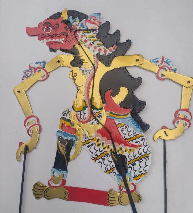 wayang kulit kertas RAJAMALA rojomolo 60CM | Lazada Indonesia