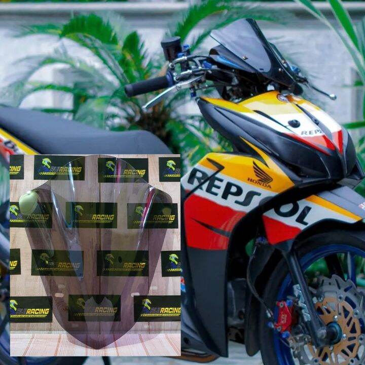VISOR WINDSHIELD BUTA BLADE 110 REPSOL | Lazada Indonesia