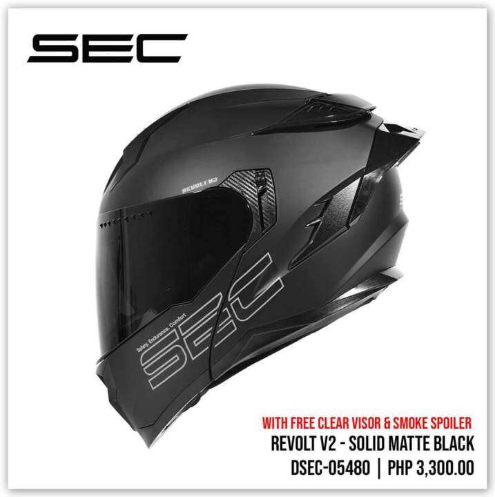 Sec Revolt V2 | Lazada PH: Buy sell online Helmet with cheap price ...