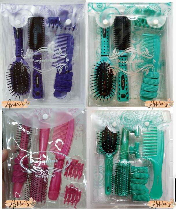 Paganini Gift Set Collection High Quality Hair Brush Hair Comb Clamp ...