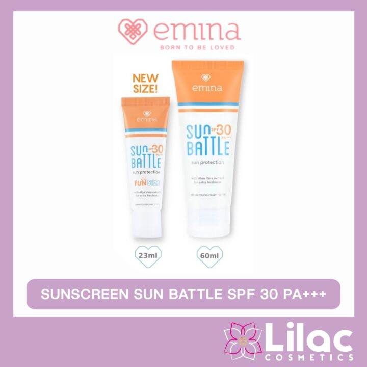 EMINA Sun Battle Spf 30 Pa+++ Sun Protection | Lazada Indonesia