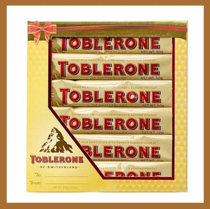 Toblerone Milk Chocolate Bundle 6 x 50g | Lazada PH